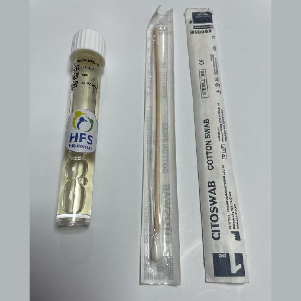 10 ml Letheen Broth + Steril Cotton Swab - HFS Mikrobiyoloji & Hijyen